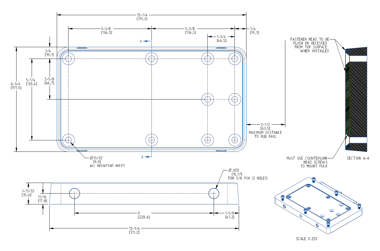 Quick Release Bracket Dimensions and Instructions – Minn Kota