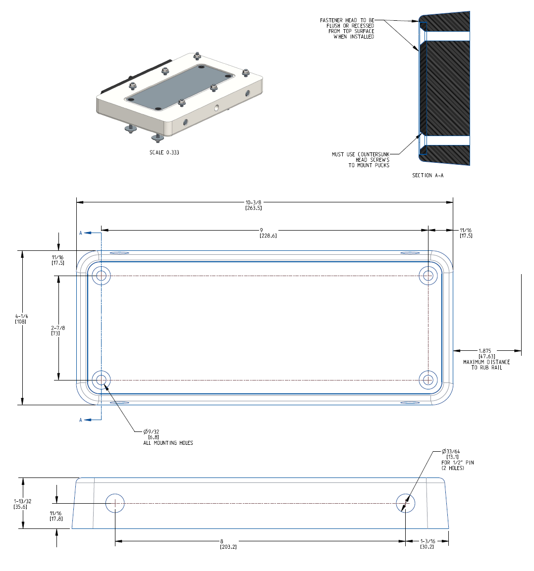 Quick Release Bracket Dimensions and Instructions – Minn Kota