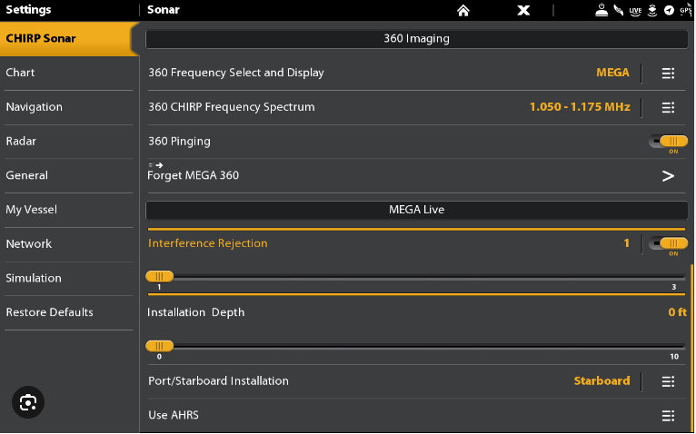 Built-In Mega Imaging Transducers Compatibility and Sonar Settings (MSI and MDI) – Minn Kota