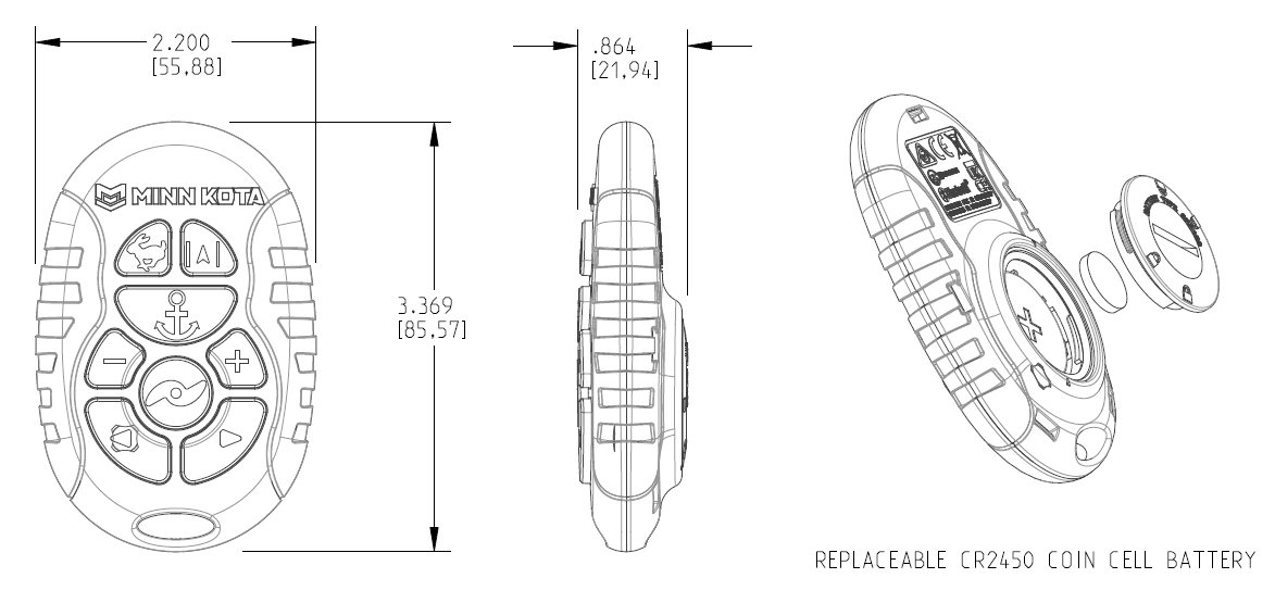 Advanced GPS Navigation Micro Remotes (2023-present) – Minn Kota